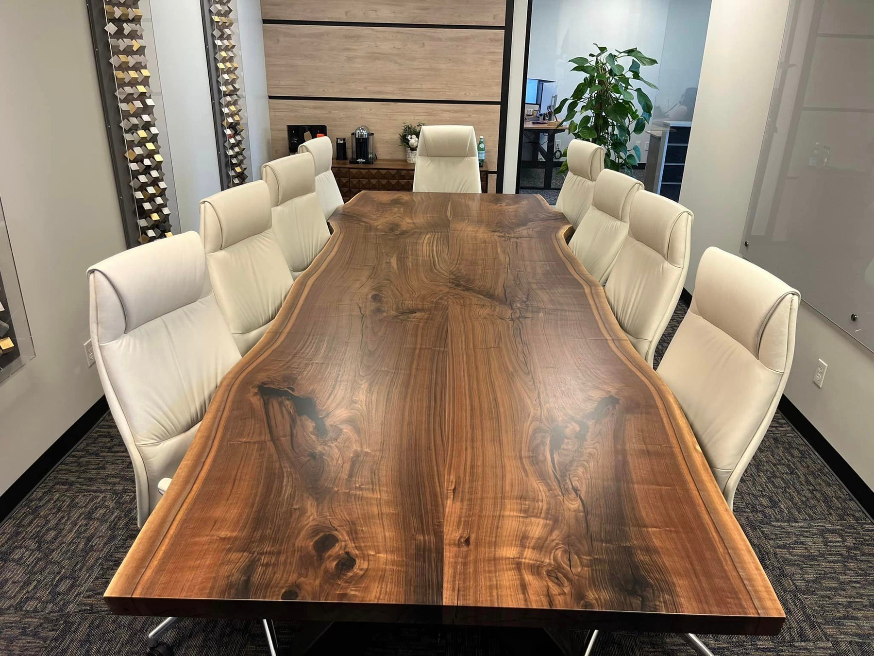 Modern Live Edge Conference Tables | Wood & Epoxy Conference Tables ...