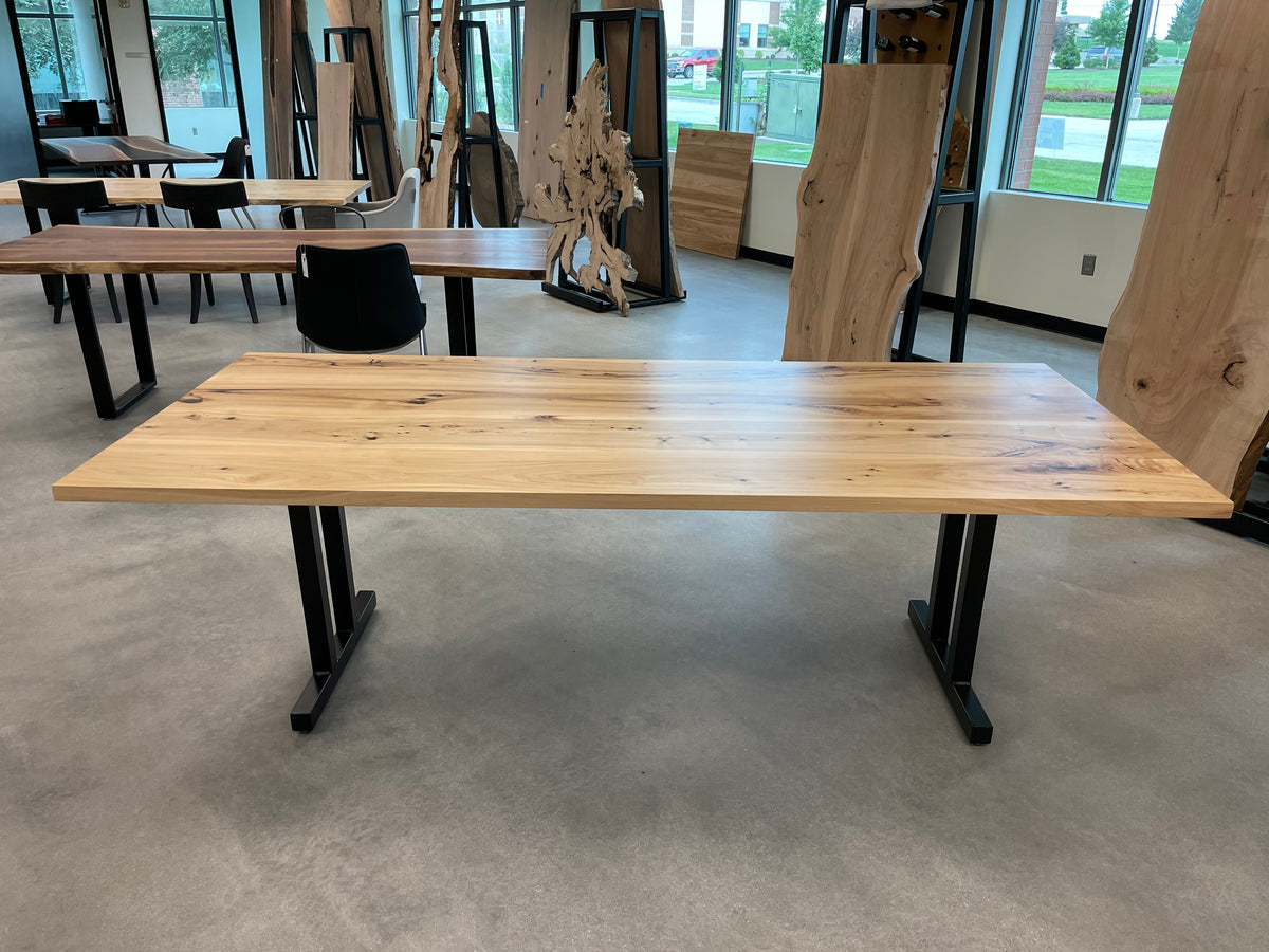Elm Dining Table 370 - KC Custom Hardwoods