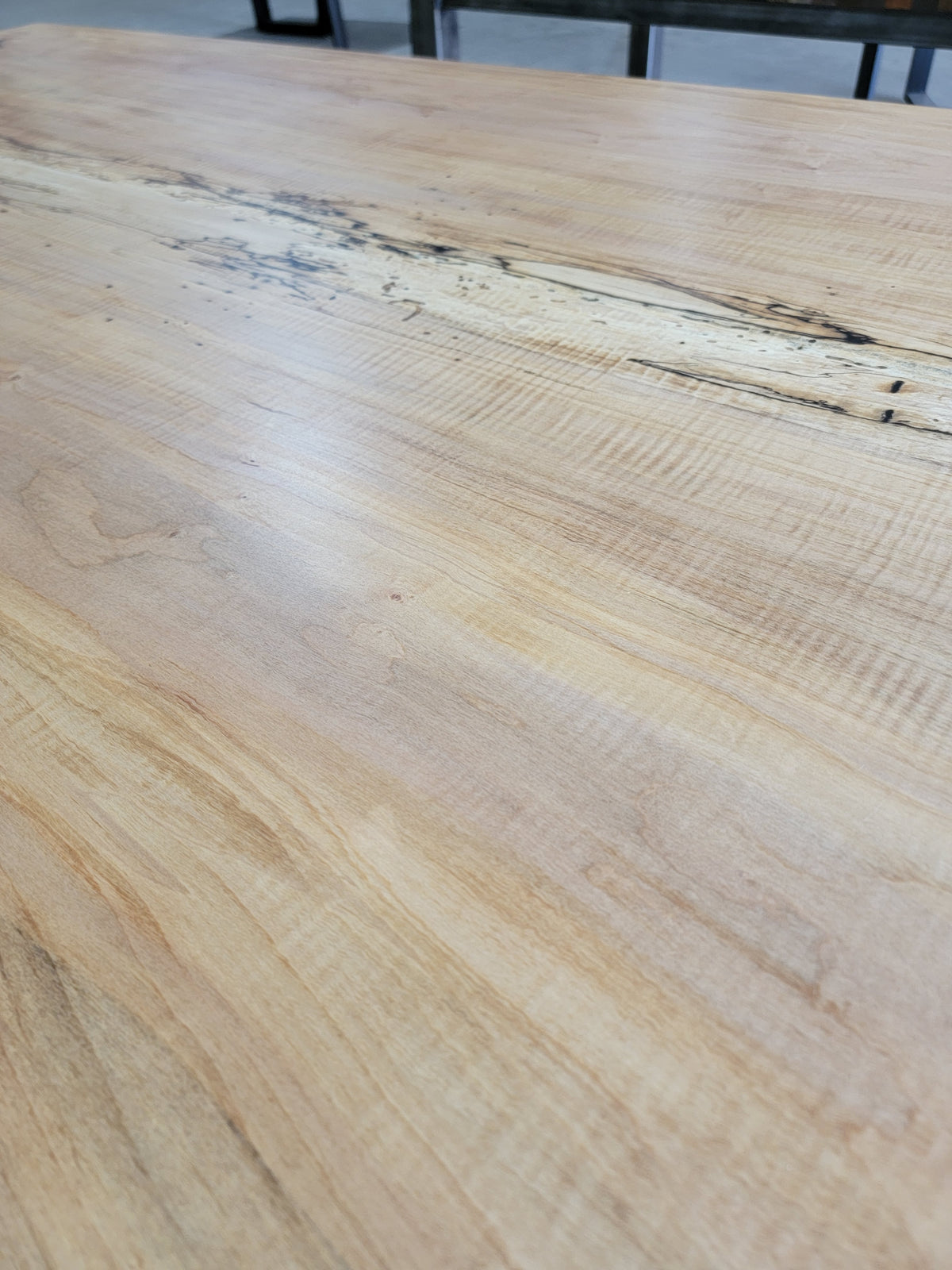 Spalted Maple Dining Table 325 - KC Custom Hardwoods