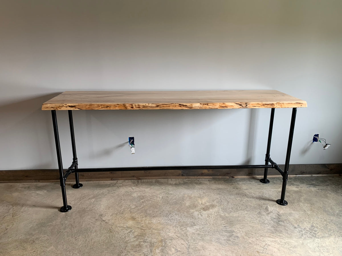 Spalted Maple Bar Table 212 - KC Custom Hardwoods