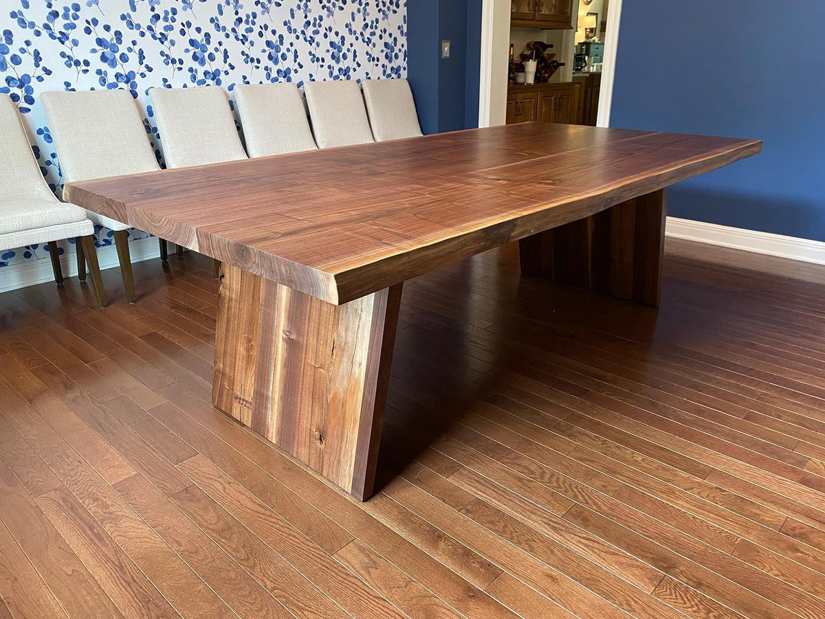 Black Walnut Dining Table 288 - KC Custom Hardwoods